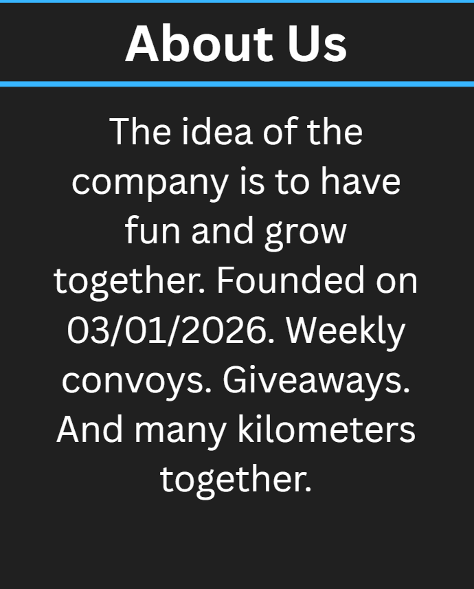 Virtual Trucking Company - Nova Logistics EU - Members List — TruckersMP