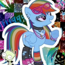 emo rainbow dash | Shapes, Inc