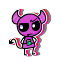 Chat with Purple Demon Guy | Shapes, Inc