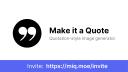 Make it a Quote | Discord App Directory