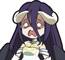Emoji :albedo_scared_crying: de Anime Saga - Listcord