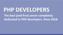 PHP DEVELOPERS